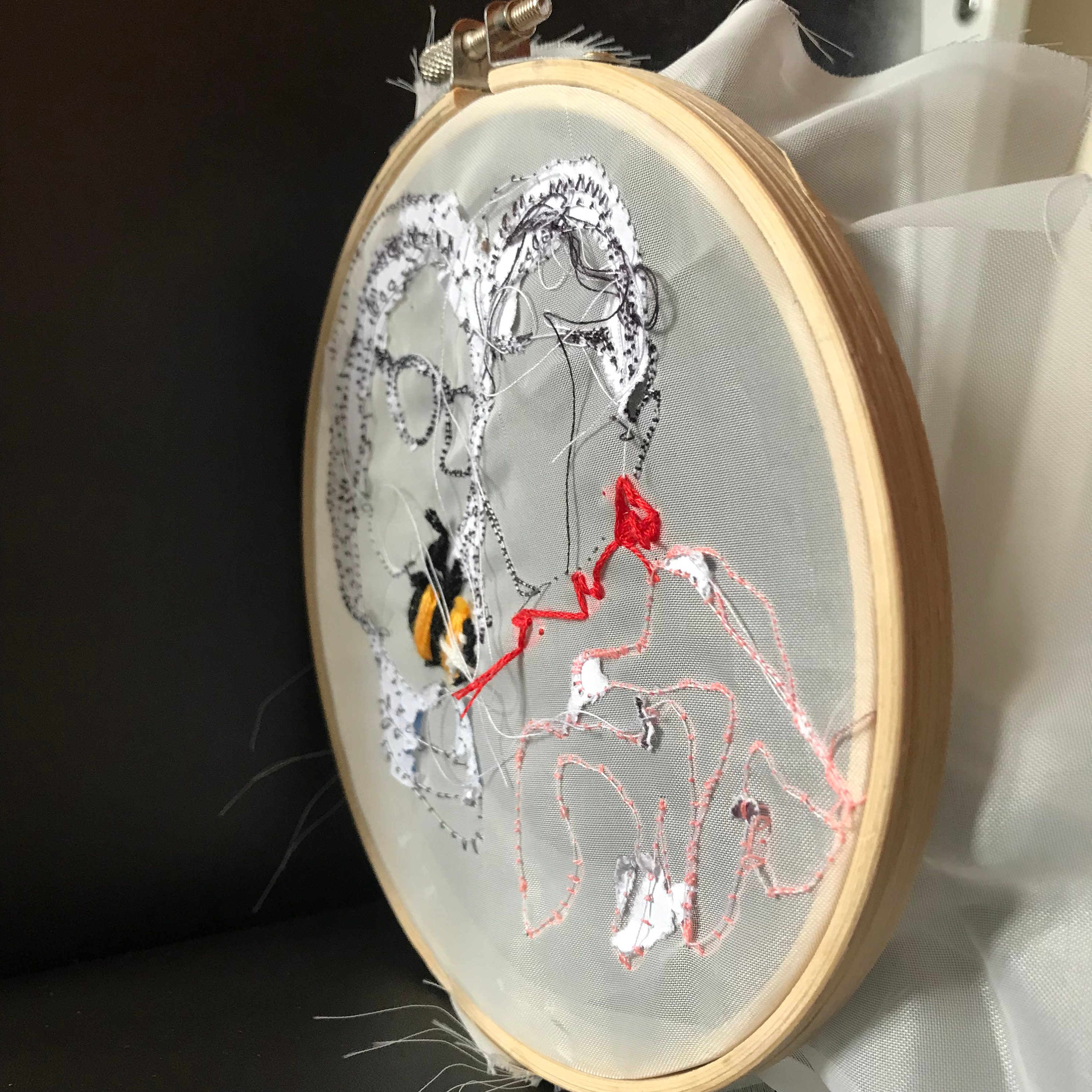 Illustration Embroidery Frame - Etsy UK