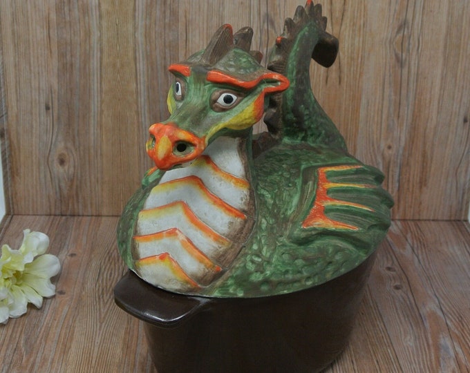 Vintage Minutman 1986 Wood Stove Dragon Humidifier Cast Iron Steamer ...