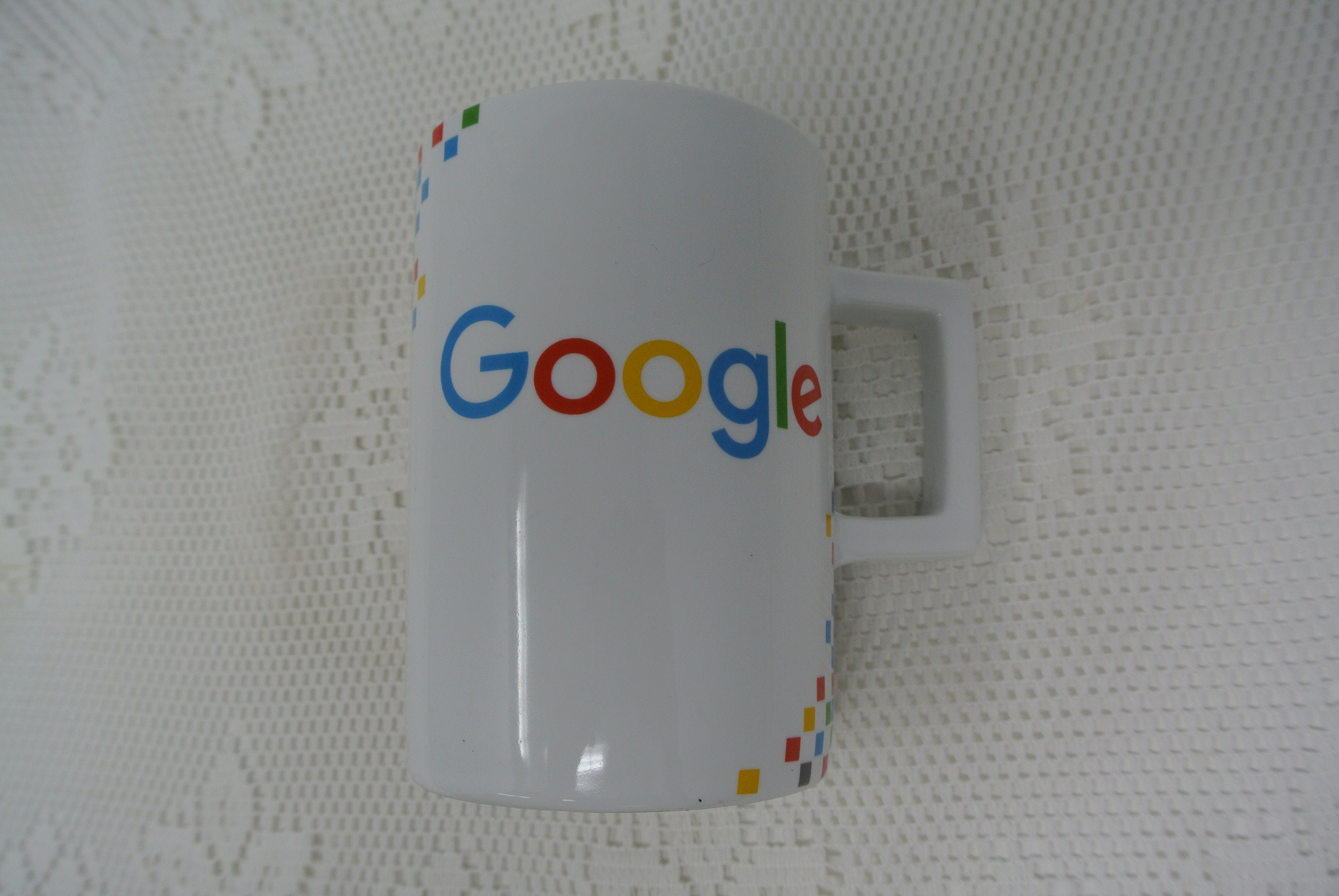 Very Rare Vintage GOOGLE Logo Pixelated Coffee Mug With Square - Etsy