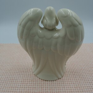 Small AVON Praying Angel Mantle Clock Ivory Porcelain With - Etsy