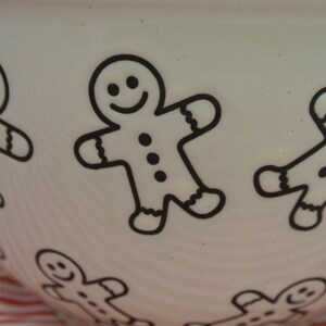 The Bake Shop Gingerbread Man Mixing Batter Bowl With Handle. - Etsy