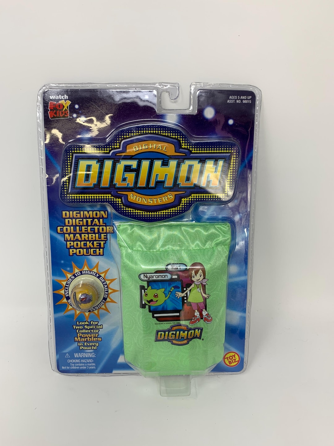 Digimon Digital Monsters Pocket Pouch 2001 Collector Marble Set Kari ...