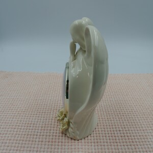 Small AVON Praying Angel Mantle Clock Ivory Porcelain With - Etsy