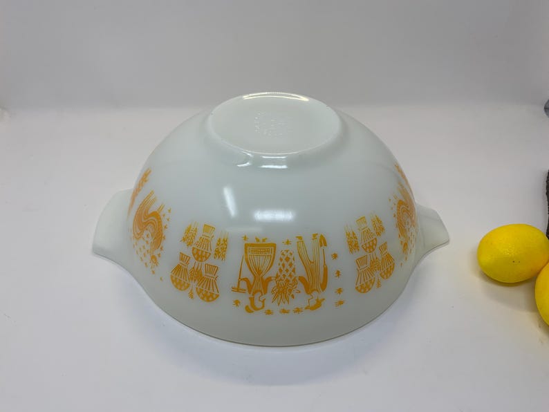 Rare Vintage PYREX Pumpkin Amish Butterprint Cinderella Nesting Bowl ...