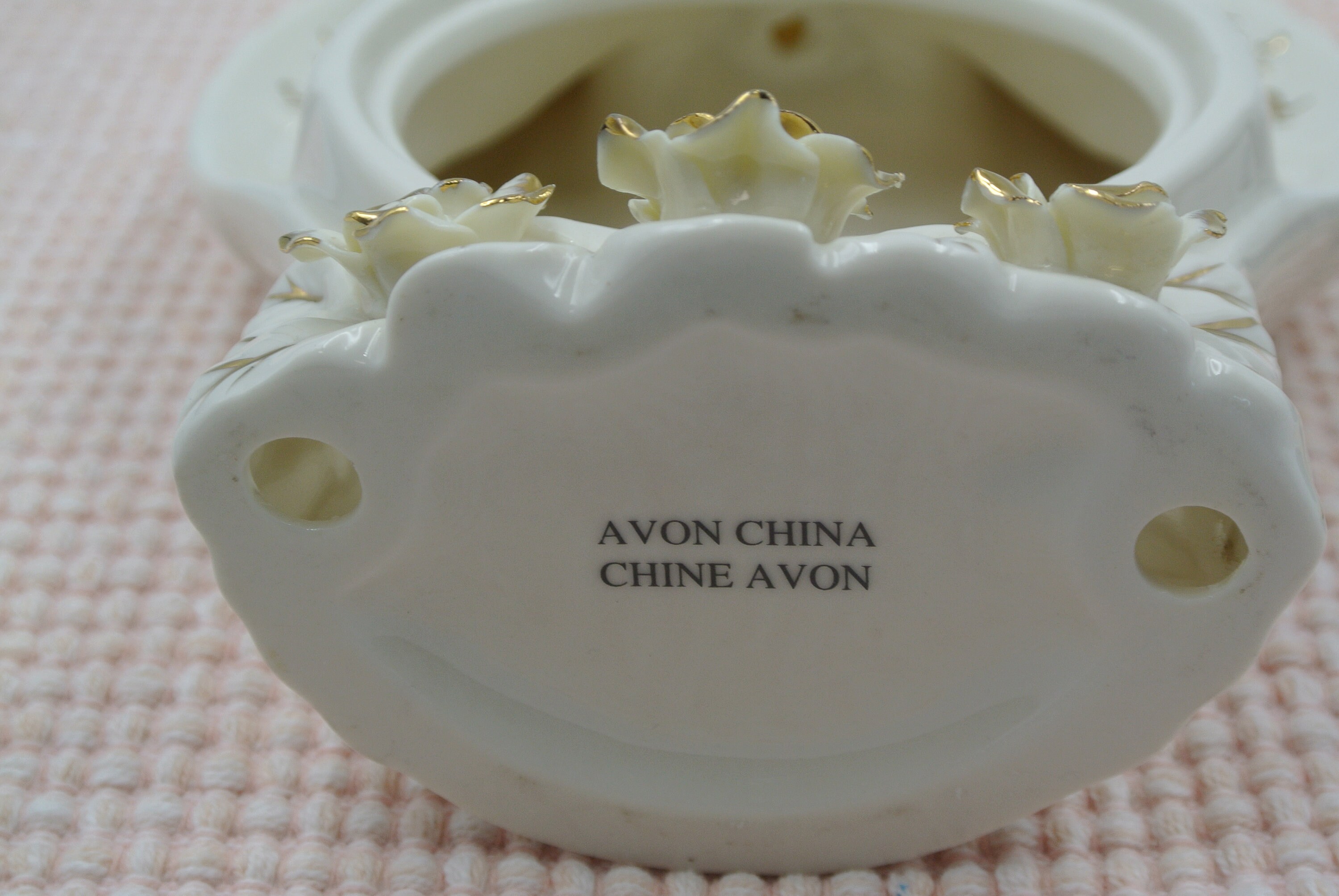 Small AVON Praying Angel Mantle Clock Ivory Porcelain With - Etsy