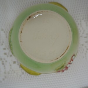 RARE USA Hull Pottery Tokay Pattern Sugar Bowl and Creamer Set ...