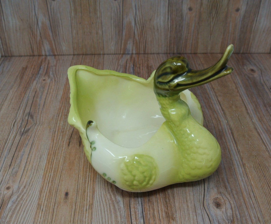 Adorable Hull Duck Indoor Planter Vase ~ Trinket Dish ~ Candy Dish ...