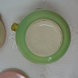 RARE USA Hull Pottery Tokay Pattern Sugar Bowl and Creamer Set ...