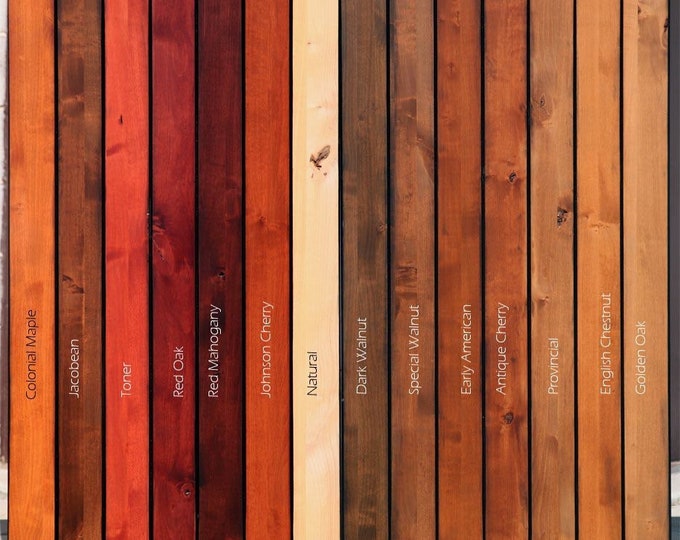 Stained Wood Sample - Etsy