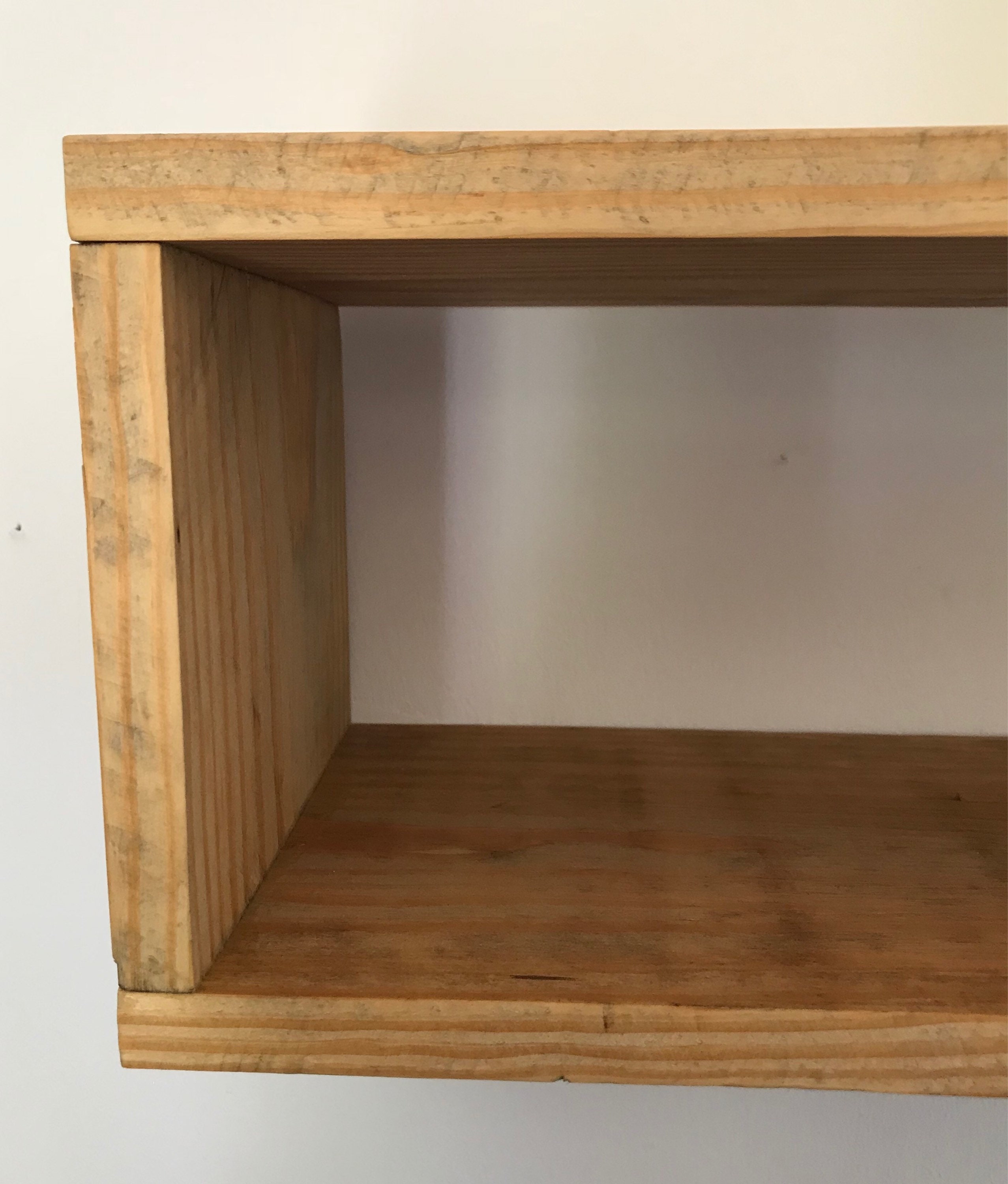 Handmade Floating Box Shelves | Etsy