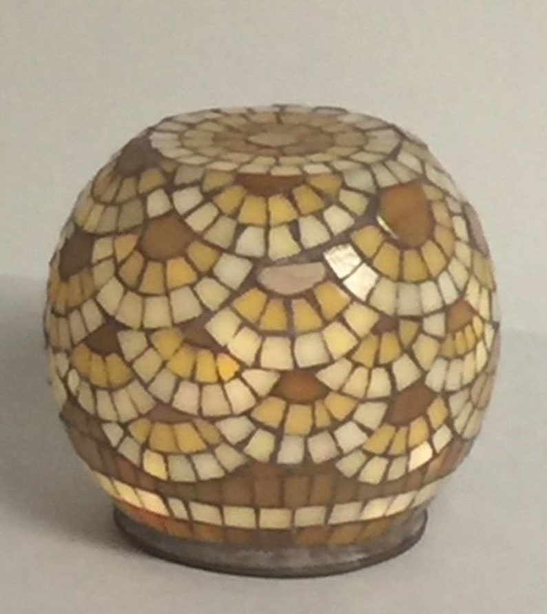 Stained Glass Light Globe Etsy
