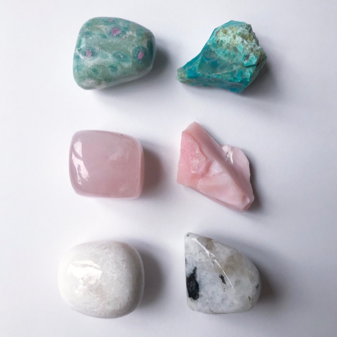 Natural Beauty Crystal Collection- Rare Gem Silica- Peruvian Pink Opal ...