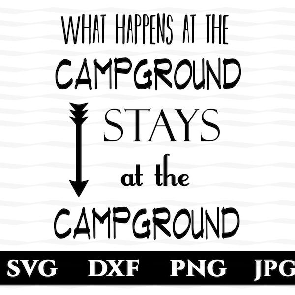 Campground Svg - Etsy