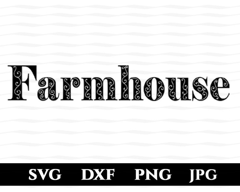 Ferme SVG / filigrane ferme signe / pays cadeau / ferme décor Shabby ...