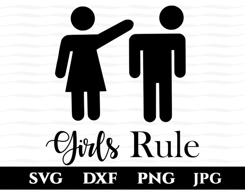 Girls Rule SVG / Womans Gift / Girls Gift / Girl Power / Cute - Etsy