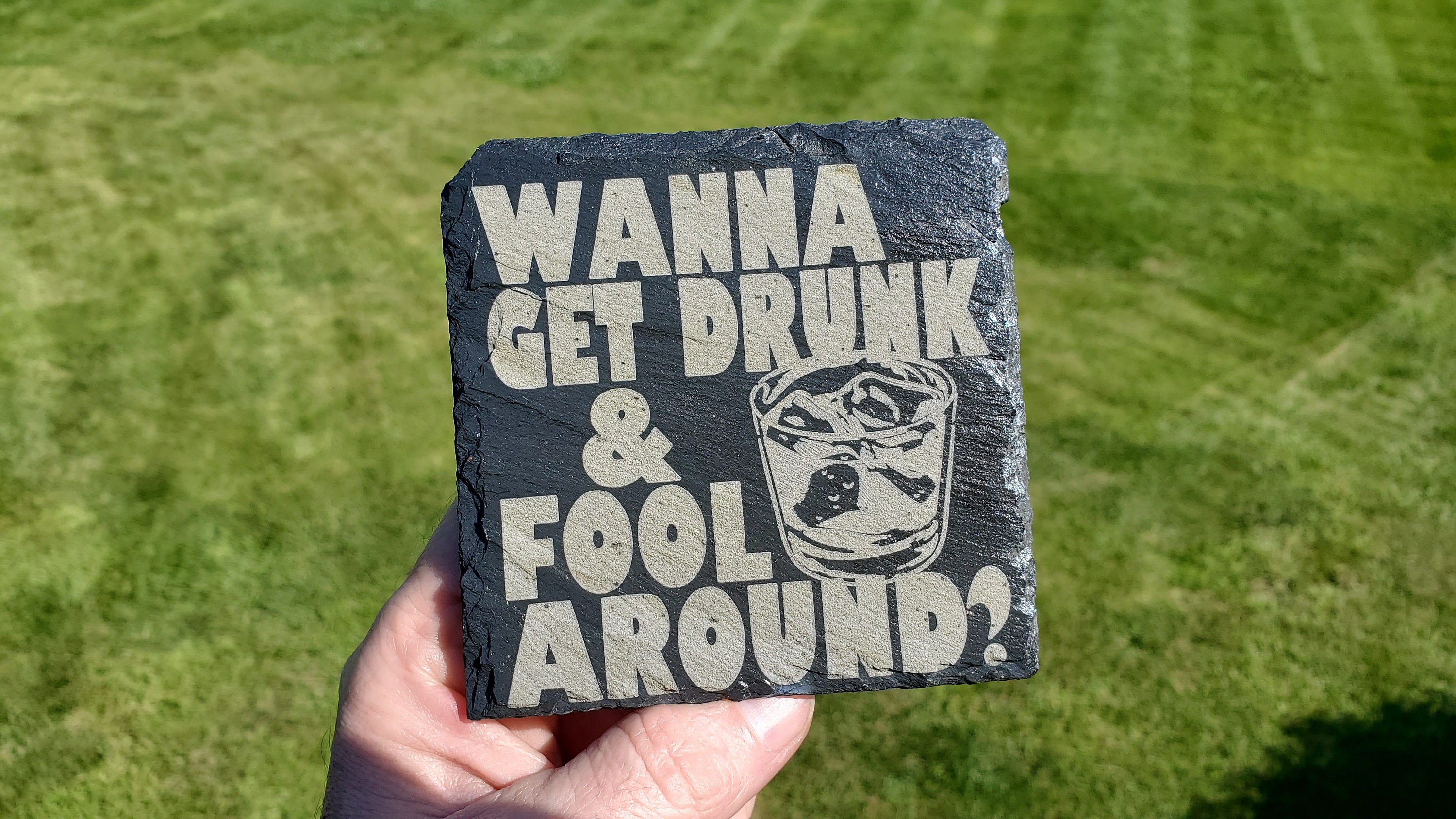 JAWS Coasters (#2): Wanna Get Drunk and Fool Around? - Etsy