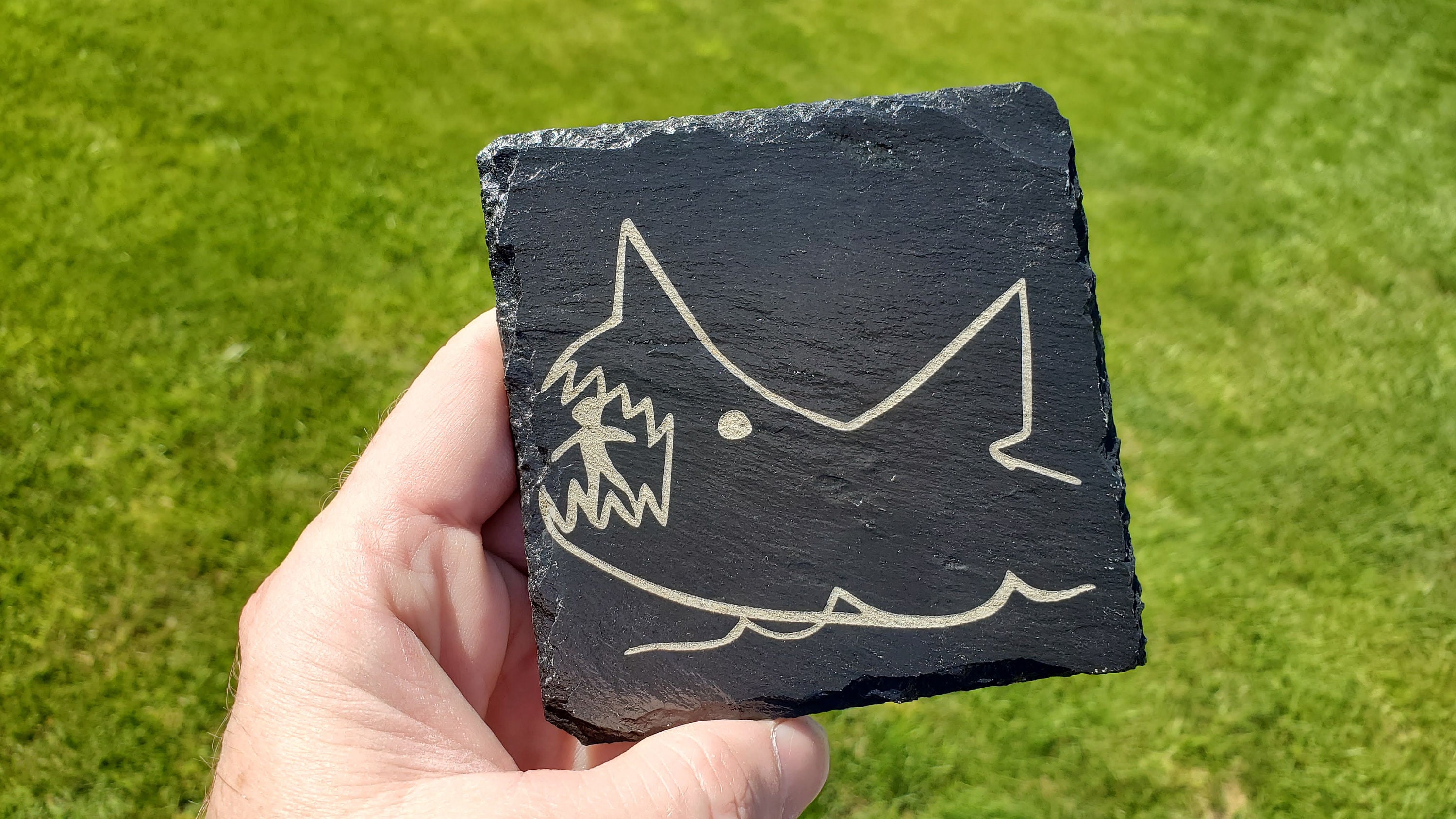 JAWS Coasters 26: Down You Go chalkboard Shark - Etsy
