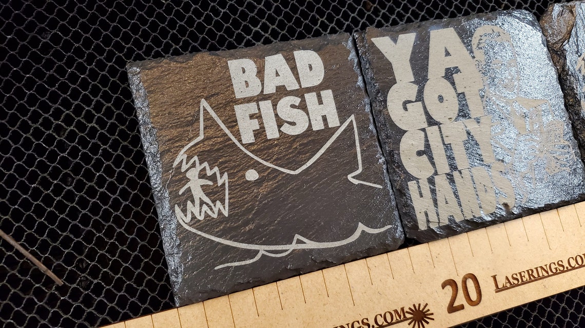 JAWS Coasters (#18): Bad Fish, Chalkboard Jaws Shark - Etsy
