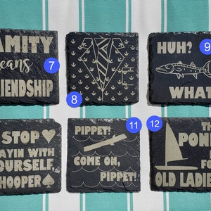 JAWS Coasters 11: Pippet Come On, Pippet - Etsy