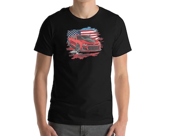 Chevrolet Camaro ZL1 Shirt, Supercharged V8 Muscle Car Tee, High ...