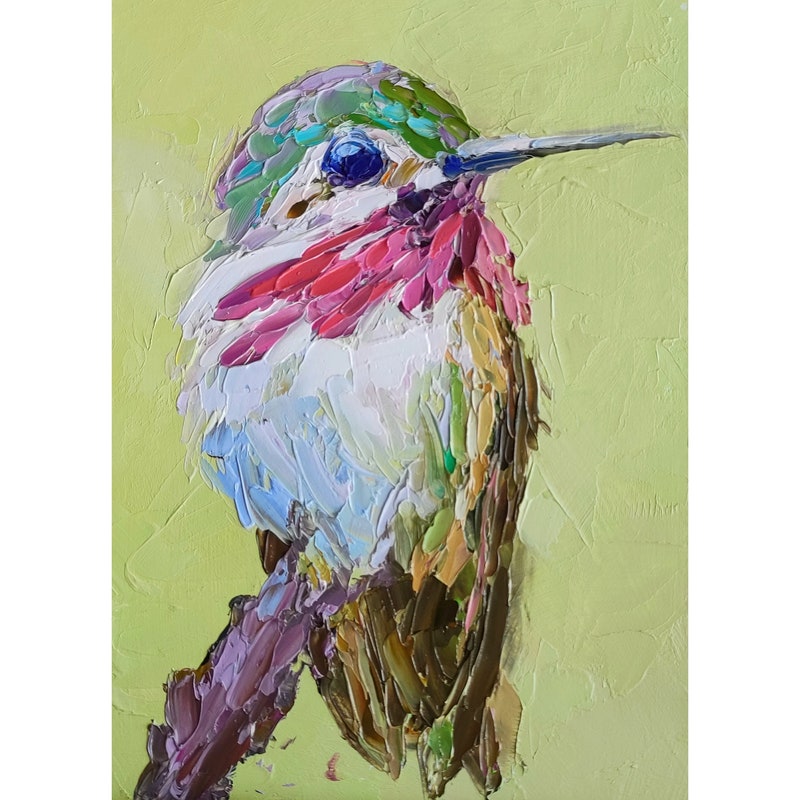 Large Bird Painting - Etsy