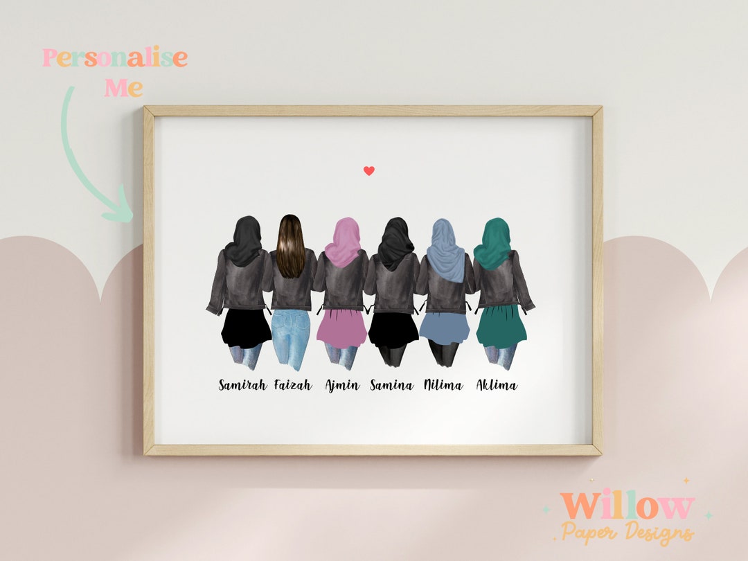 Muslim Best Friends, Alhamdulillah, Muslim Friendship, Islamic Gift ...