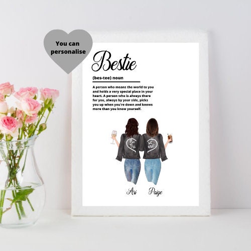 Best Friends Gift for Bestie Birthday Gift Ideas Best - Etsy UK
