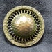 Hammered Domed Brass Button - Etsy