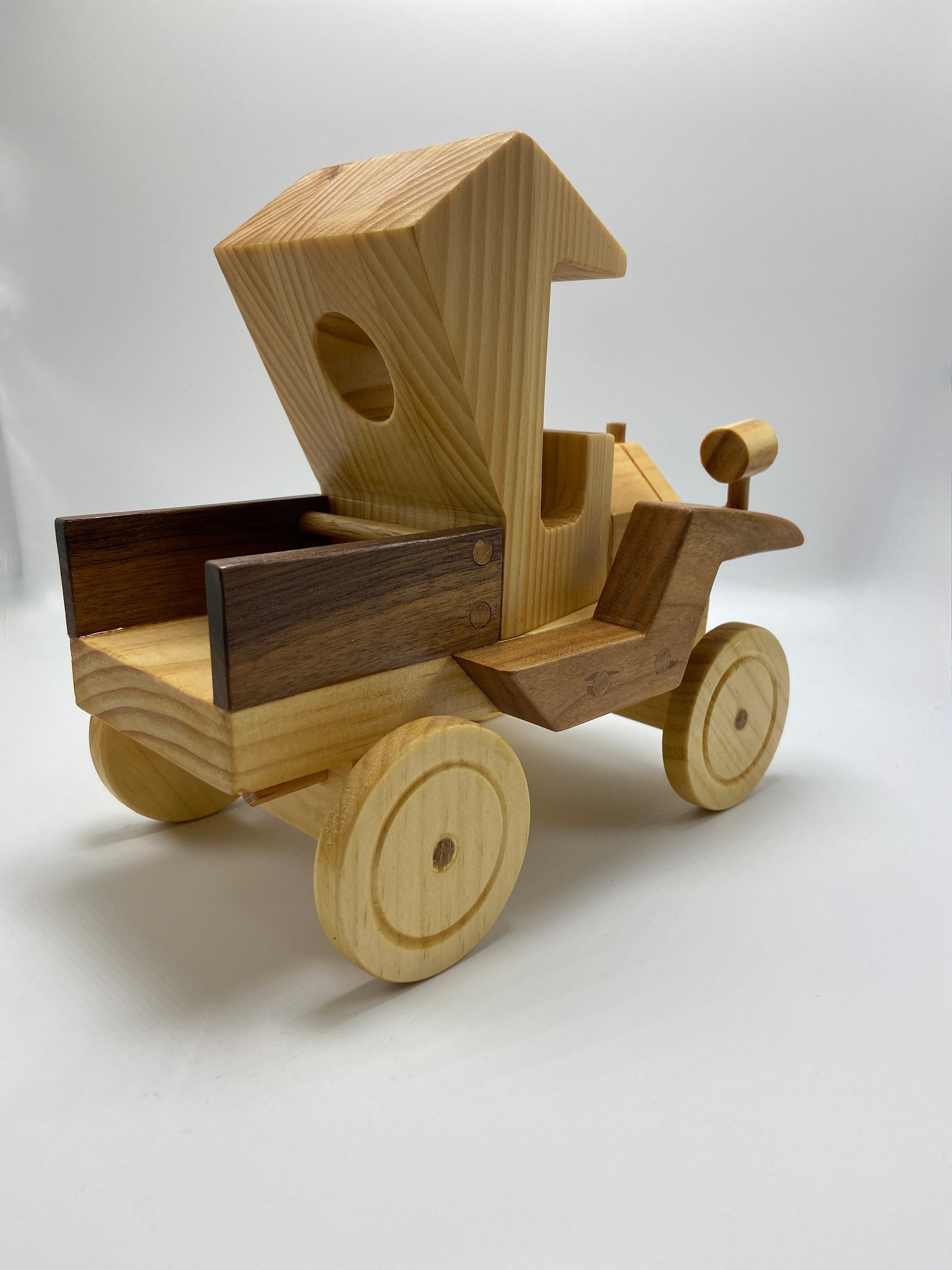 Handmade Wooden Model T Pickup Truck Toy - Etsy