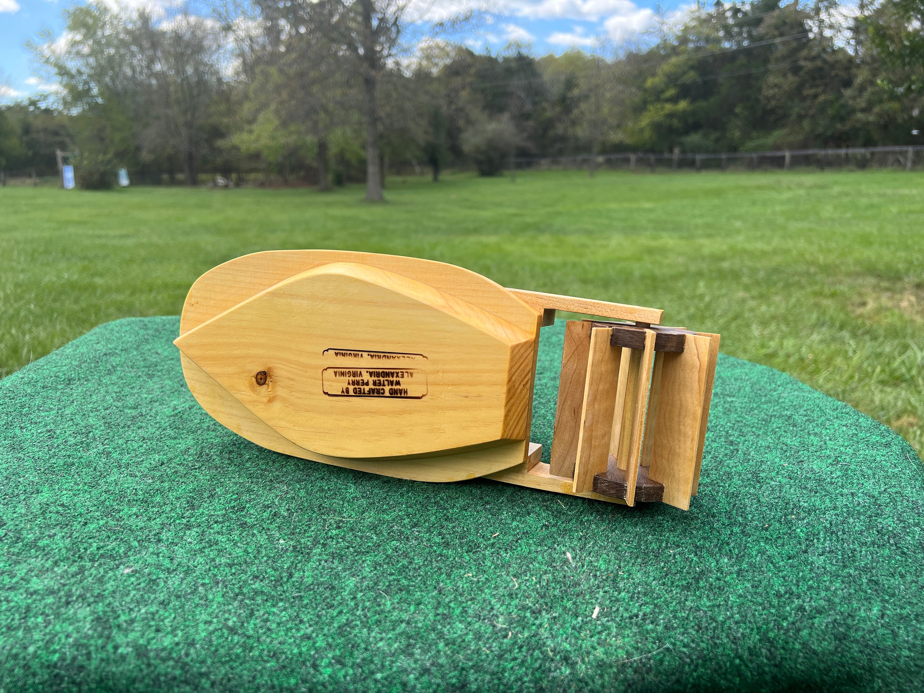 Wooden Sternwheeler Push Toy - Etsy