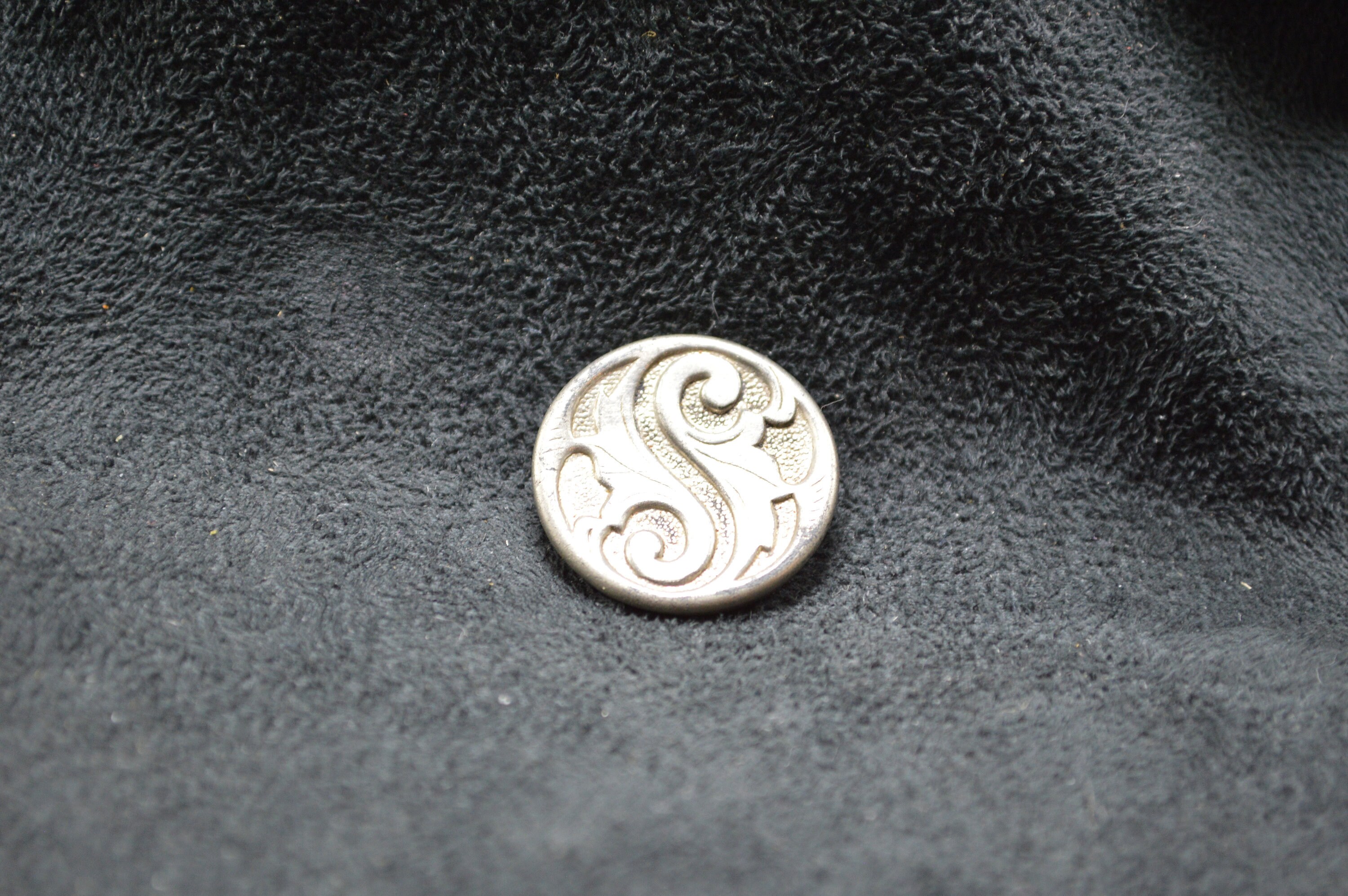 Stamped Steel Button - Etsy