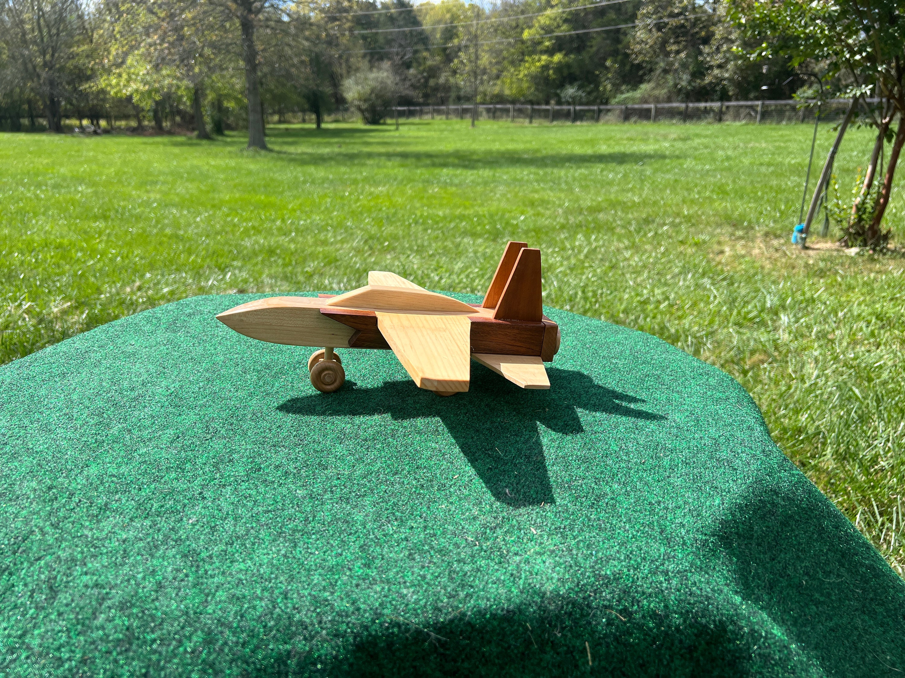 Wooden Hornet Aircraft Carrier Fighter Plane Push Toy - Etsy