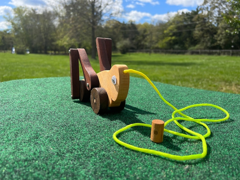 Wooden Grasshopper Pull Toy - Etsy