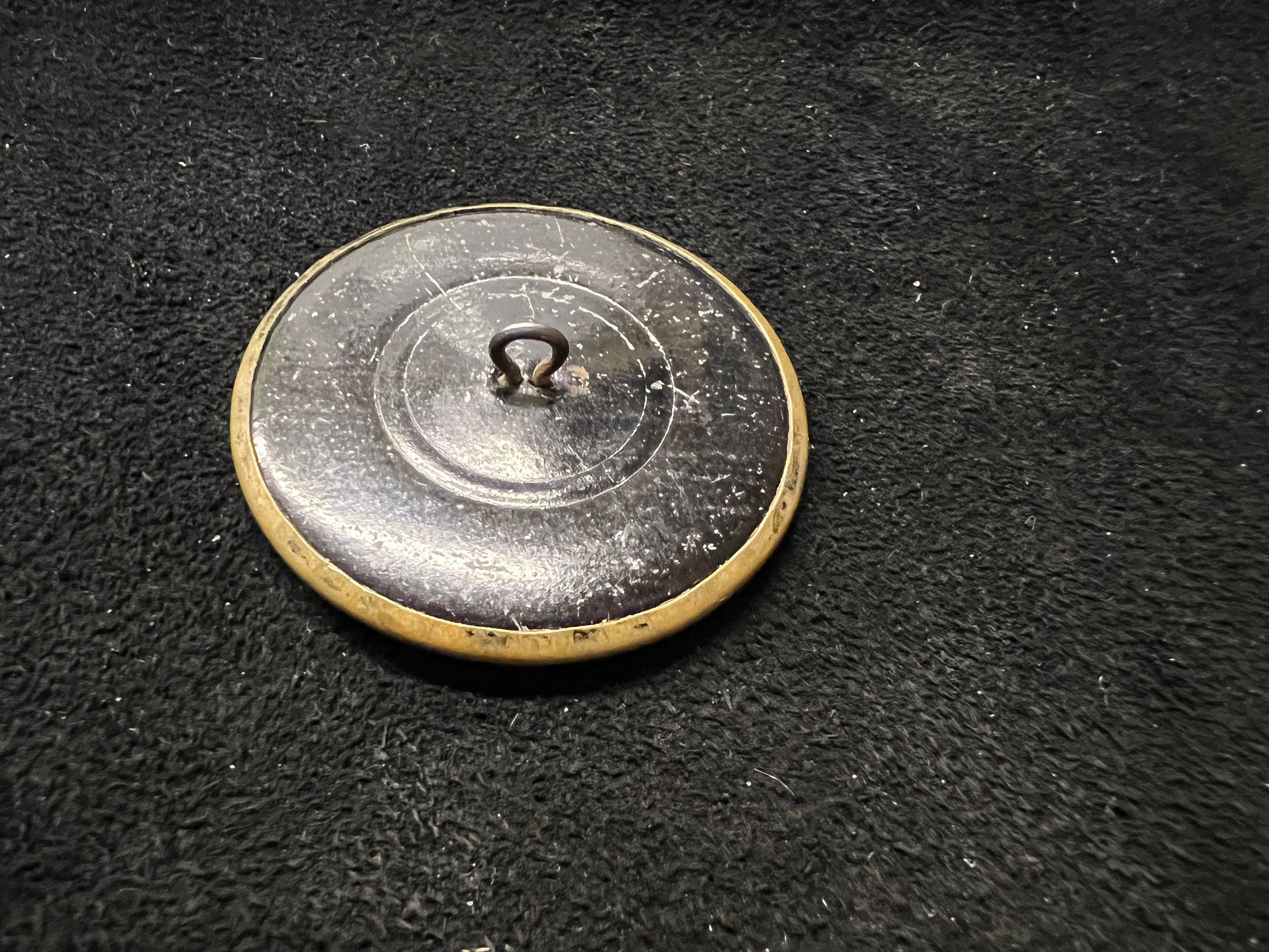Stamped 2 Piece Button With Roses - Etsy