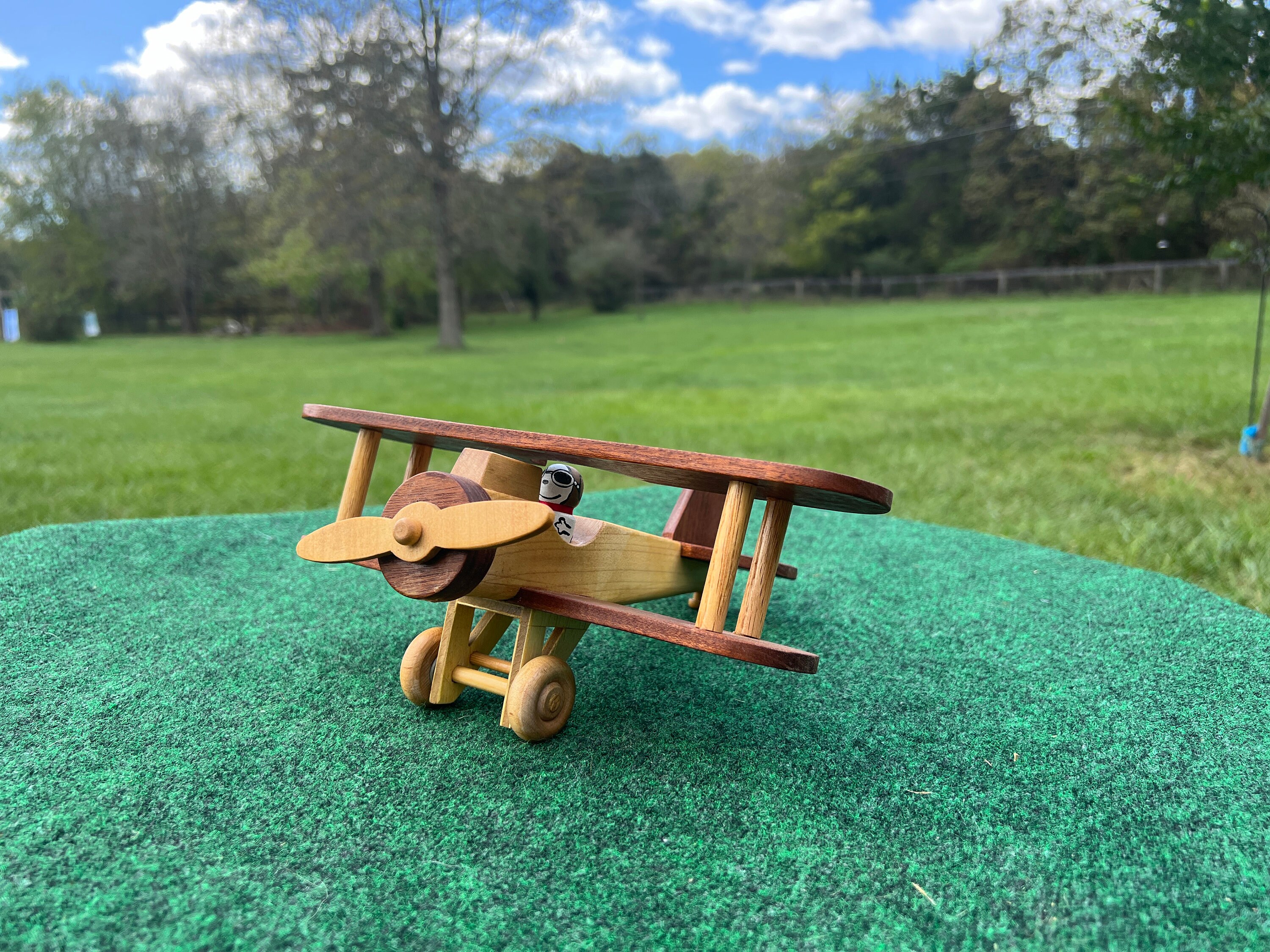 Wooden Sopwith Camel, With Beagle Pilot Push Toyy - Etsy