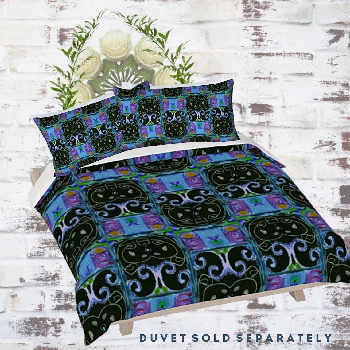 Standard Size Sham King Pillow Sham Designer Sham Colorful - Etsy