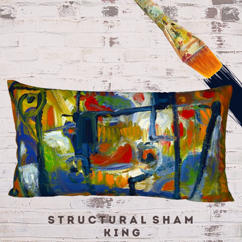 Abstract Art Sham Modern Pillow Sham King Sham Standard - Etsy