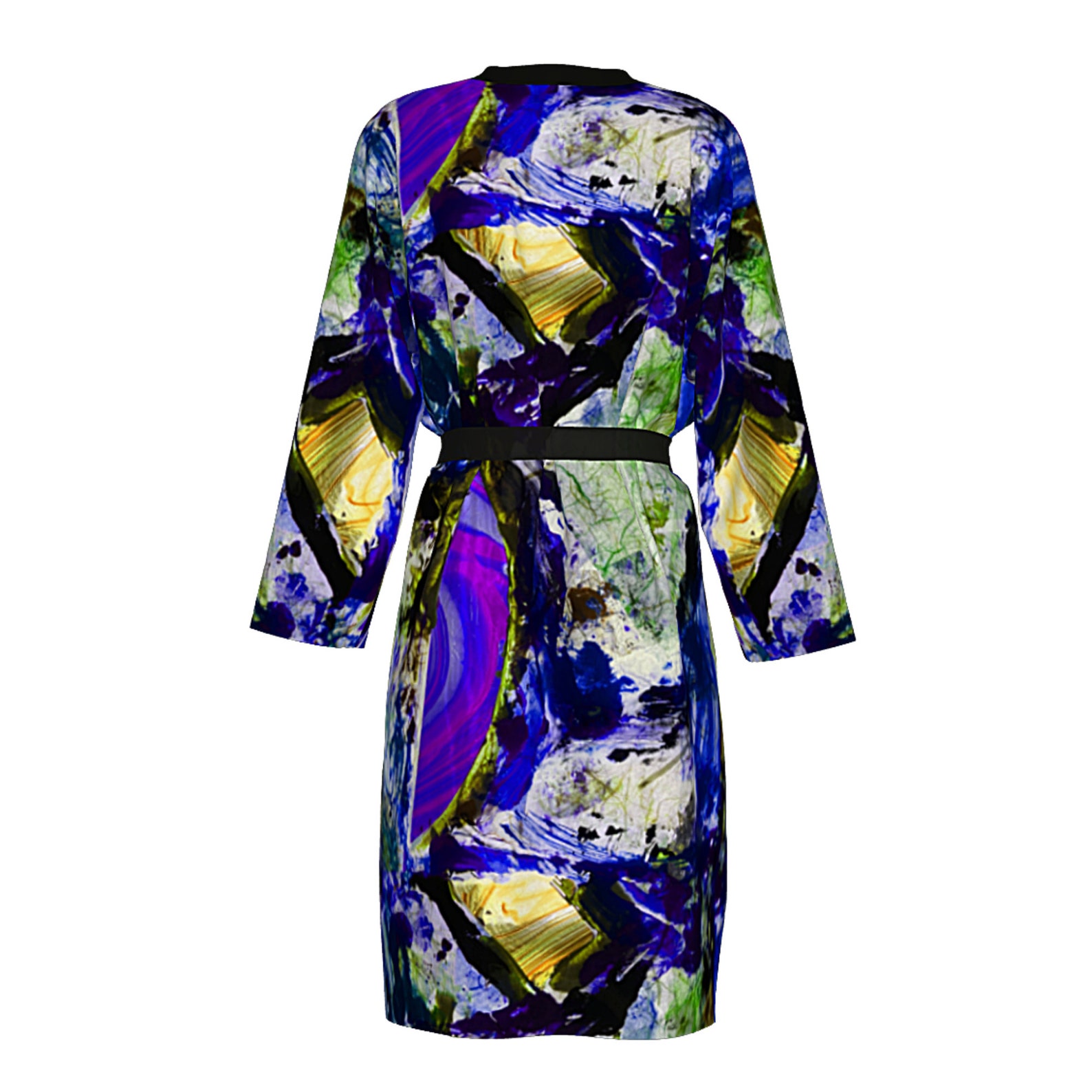 Womens Robe Wearable Art Abstract Art Robe Casual Cover Up - Etsy