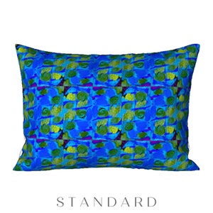 King Pillow Sham, Standard Size Sham, Designer Sham, Colorful Sham ...