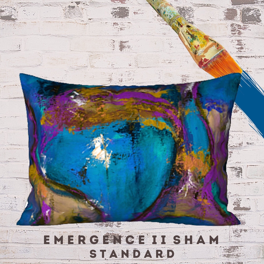 Standard Pillow Sham, King Size Sham, Designer Bedding, Modern Sham ...