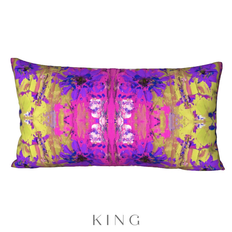 King Pillow Sham, Standard Size Sham, Modern Pillow Cover, Boho Bedding ...