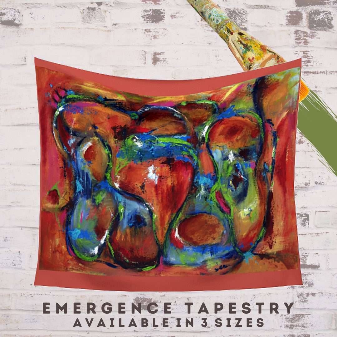 Large Wall Hanging, Contemporary Art, Abstract Wall Art, Colorful ...