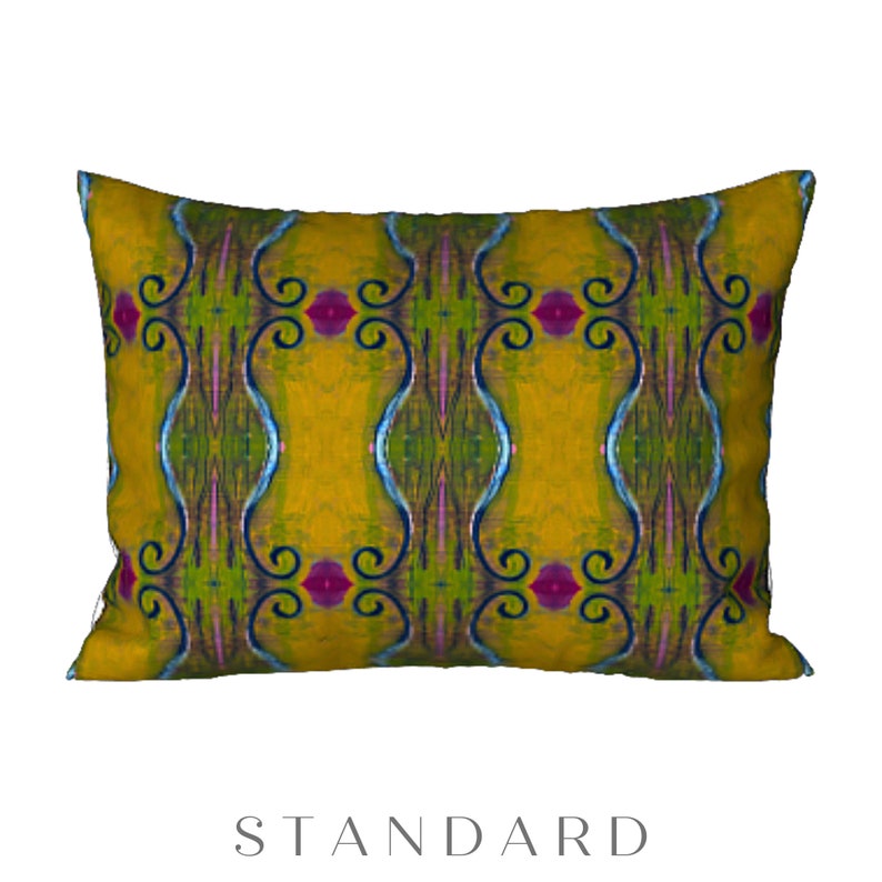 King Pillow Sham, Standard Size Sham, Boho Sham, Art Sham, Designer ...