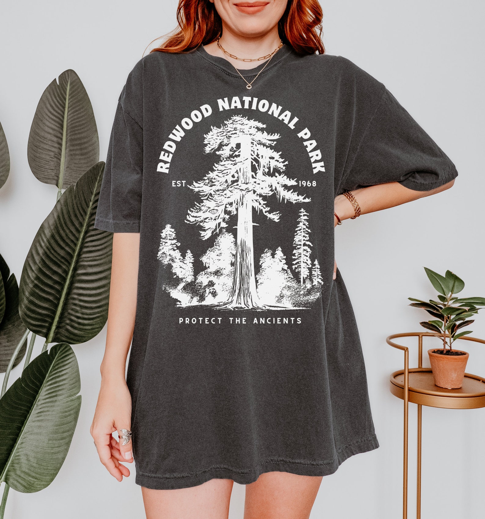 Redwood National Park T-shirt, Hiking Outdoor Shirt, Adventure Shirt ...