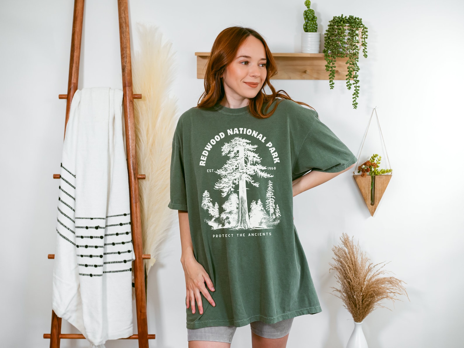 Redwood National Park T-shirt, Hiking Outdoor Shirt, Adventure Shirt ...