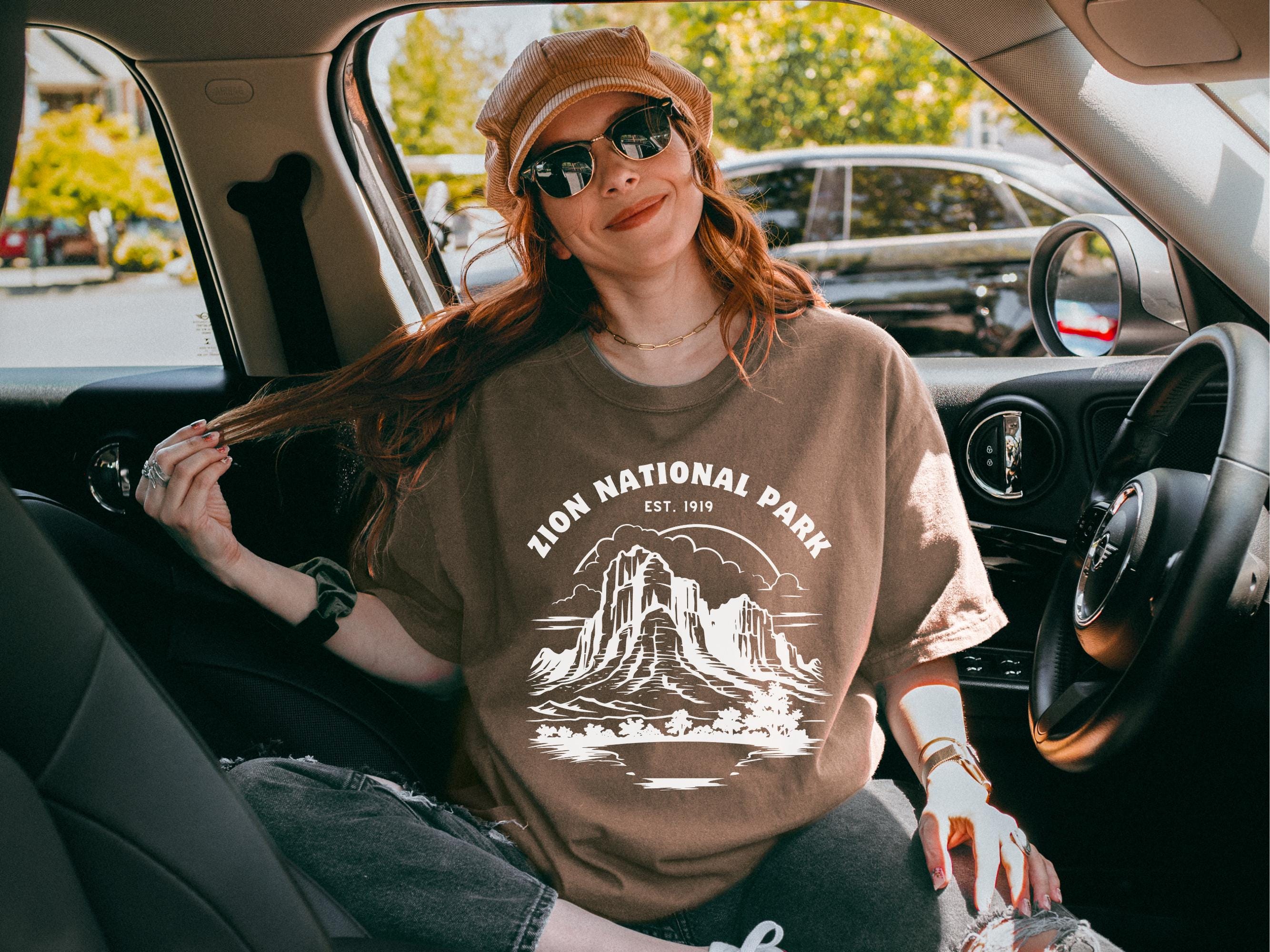 Zion National Park T-shirt, Hiking Outdoor Shirt, Adventure Shirt ...