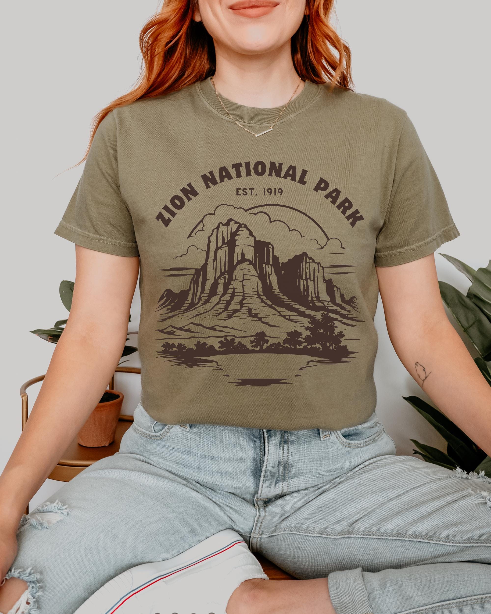 Zion National Park T-shirt, Hiking Outdoor Shirt, Adventure Shirt ...