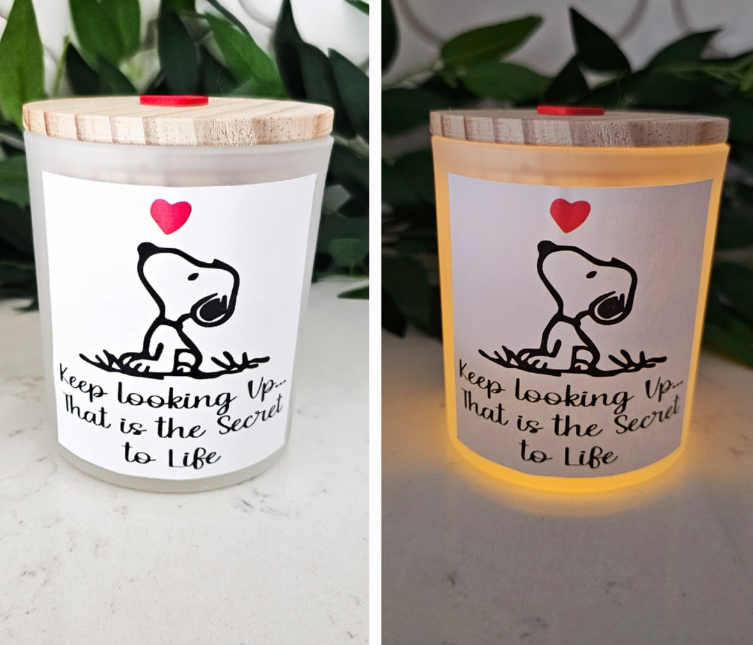 Snoopy Candle Snoopy Home Decor Peanuts Home Decor Snoopy Keep Looking ...