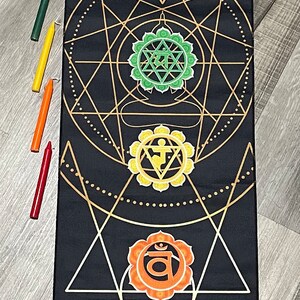 Chakra Banner Set - Chakra Banner Kit - Chakra Banner and Candle Set ...