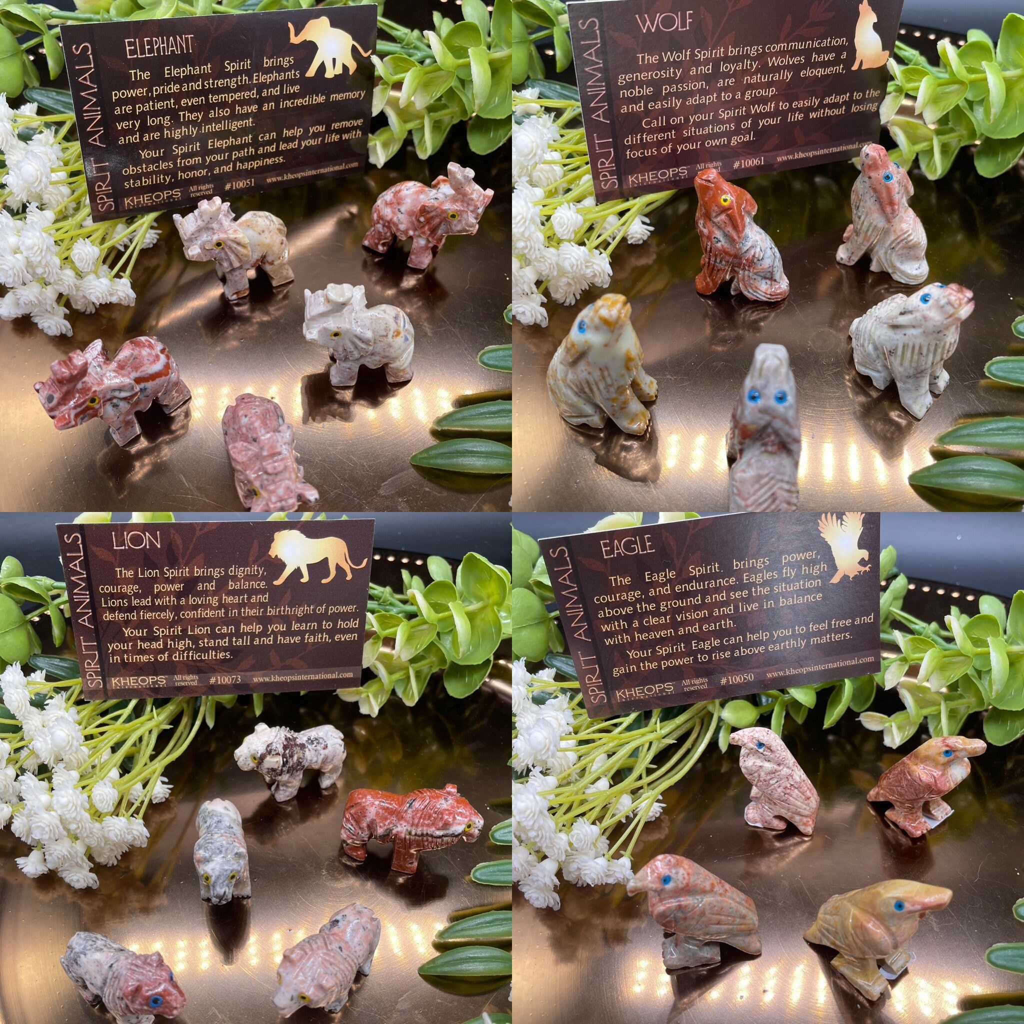 Spirit Animal Carving - Crystal Spirit Animal - Dolomite Carved Animal ...
